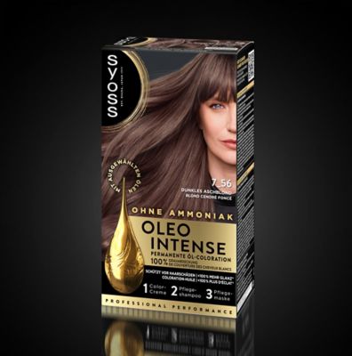 Syoss Oleo Intense Permanente Öl-Coloration 7_56 Dunkles Aschblond