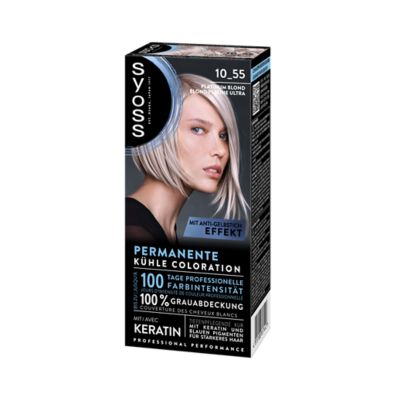 Syoss Platinum Blond 10_55 | Permanente kühle Coloration