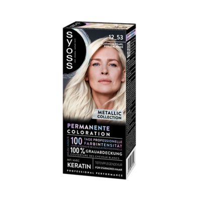 Syoss Platinum Pearl 12_53 | Permanente Coloration Metallic Collection