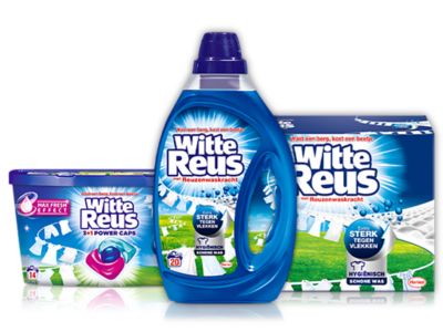 Witte Reus Voor de was